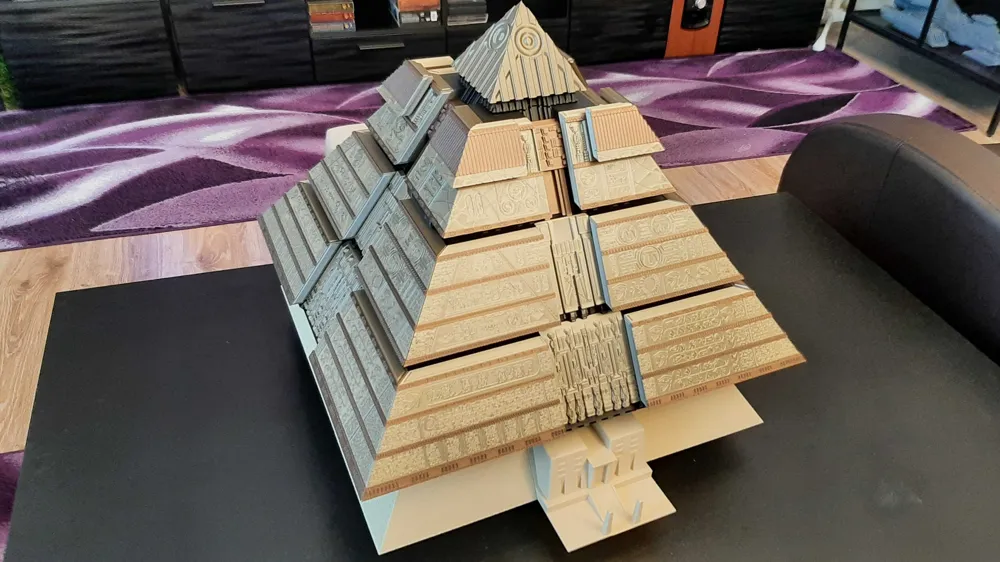 Cheops Class Pyramid ship From Stargate - Free 3D Print Model - MakerWorld