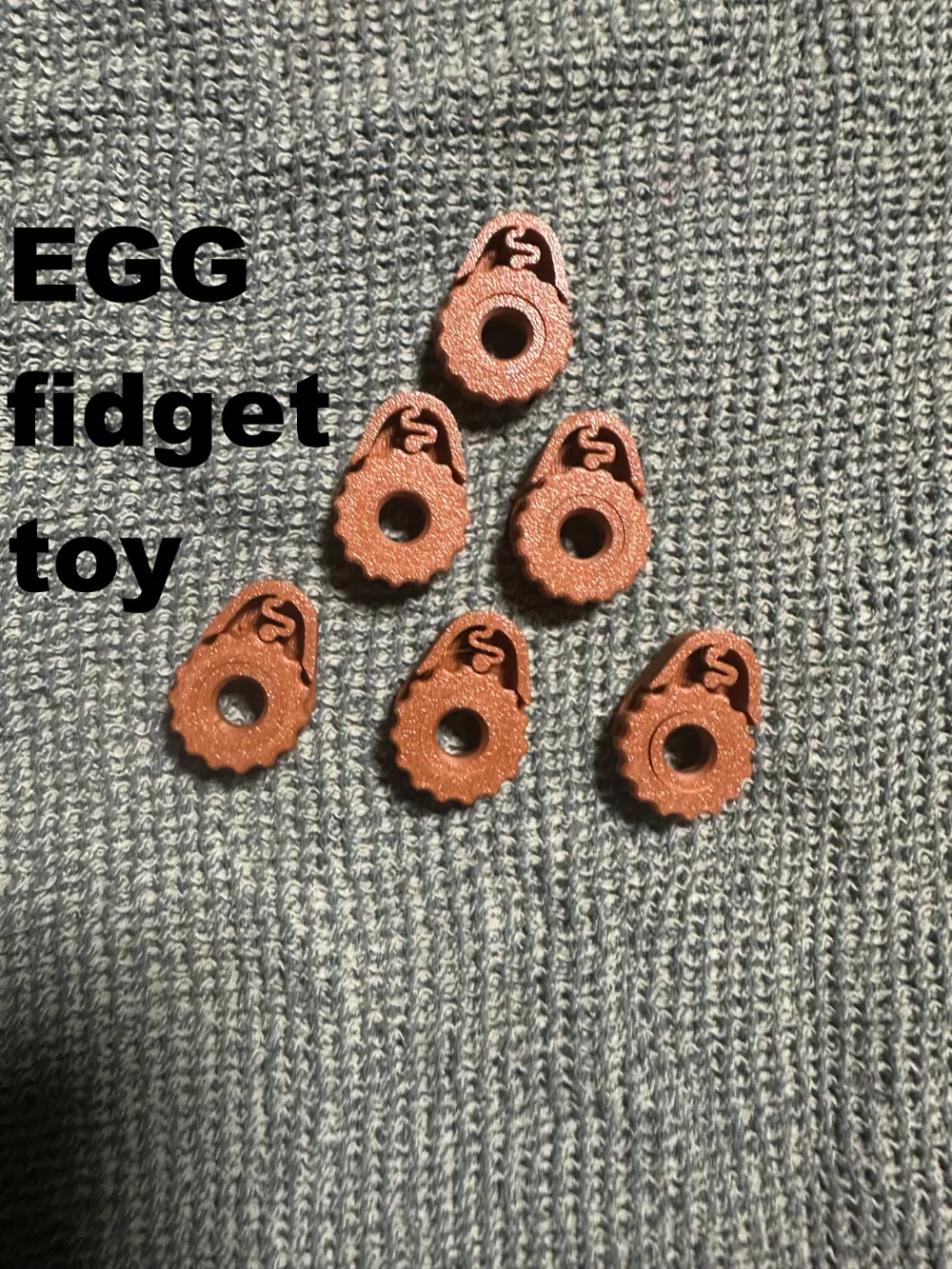 egg fidget toy by : ] - MakerWorld