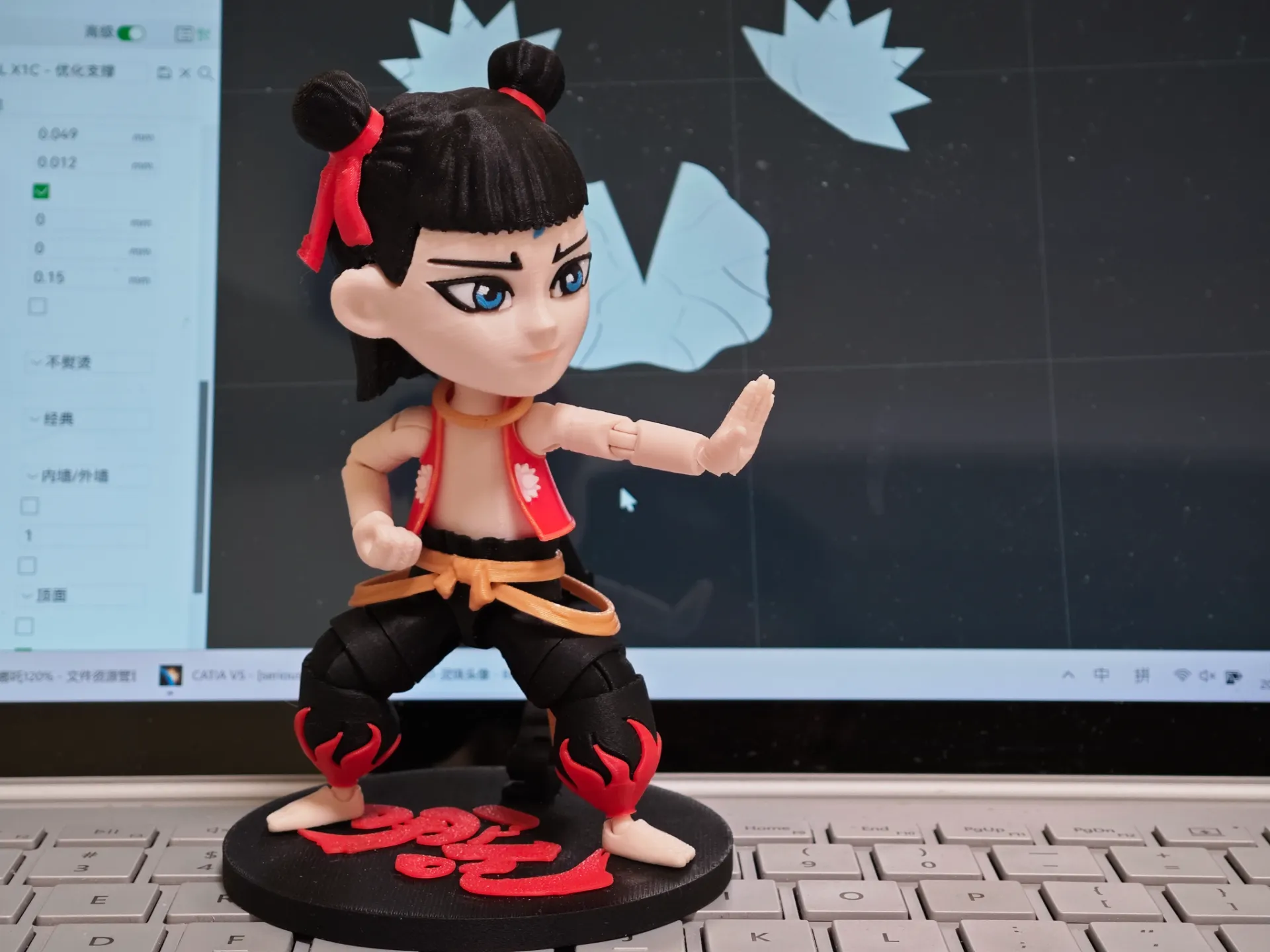 Nezha Articulated Action Figure by daokouxiaxingzou MakerWorld: Download Free 3D Models