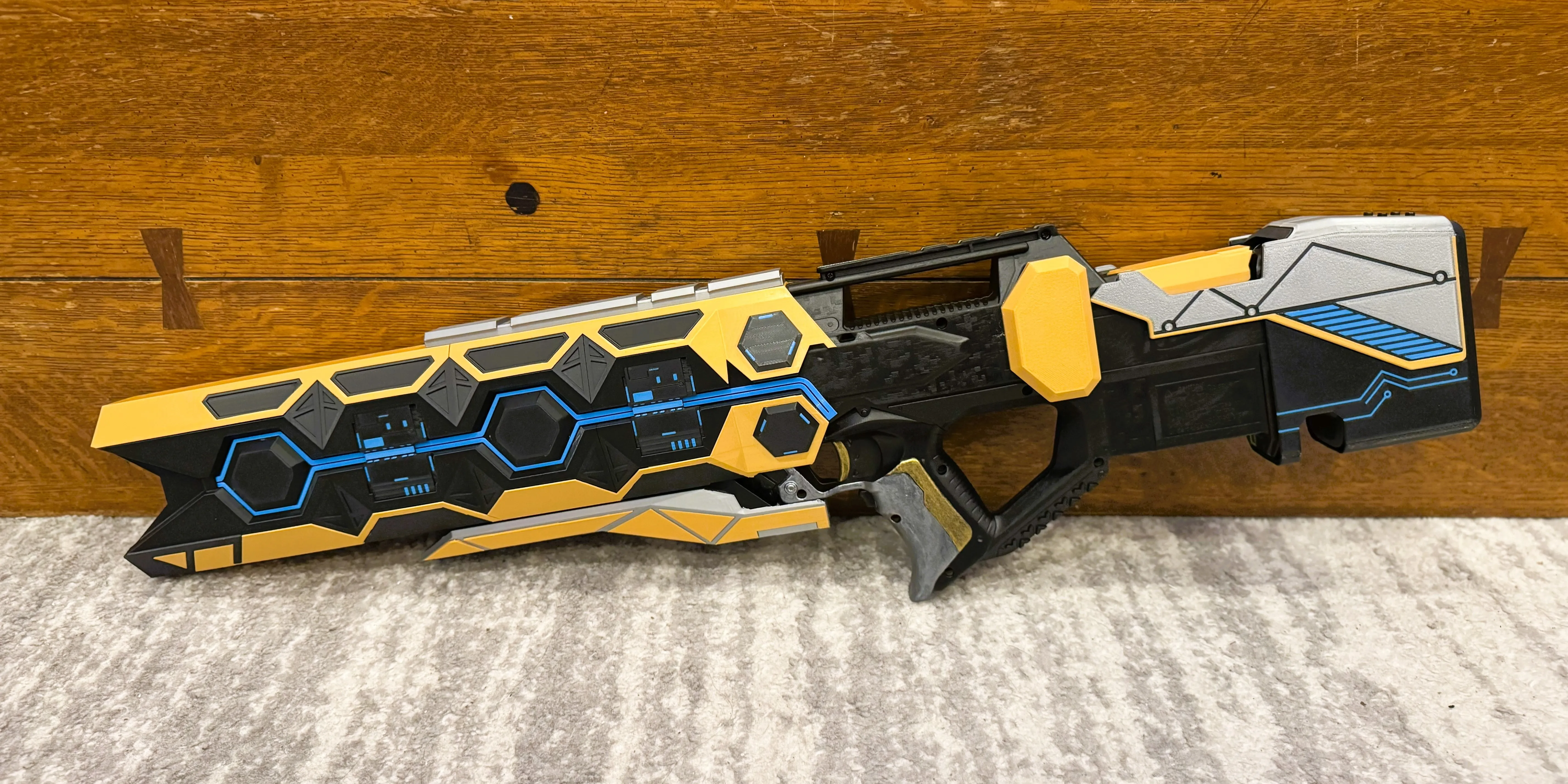 Flatline Reactive - NERF Rayven Body Kit - Free 3D Print Model - MakerWorld