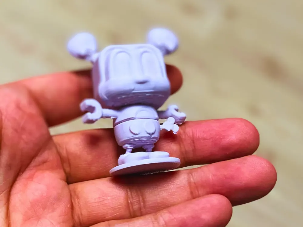 Future Fun: Mickey Mouse Robot Figurine - Free 3D Print Model - MakerWorld