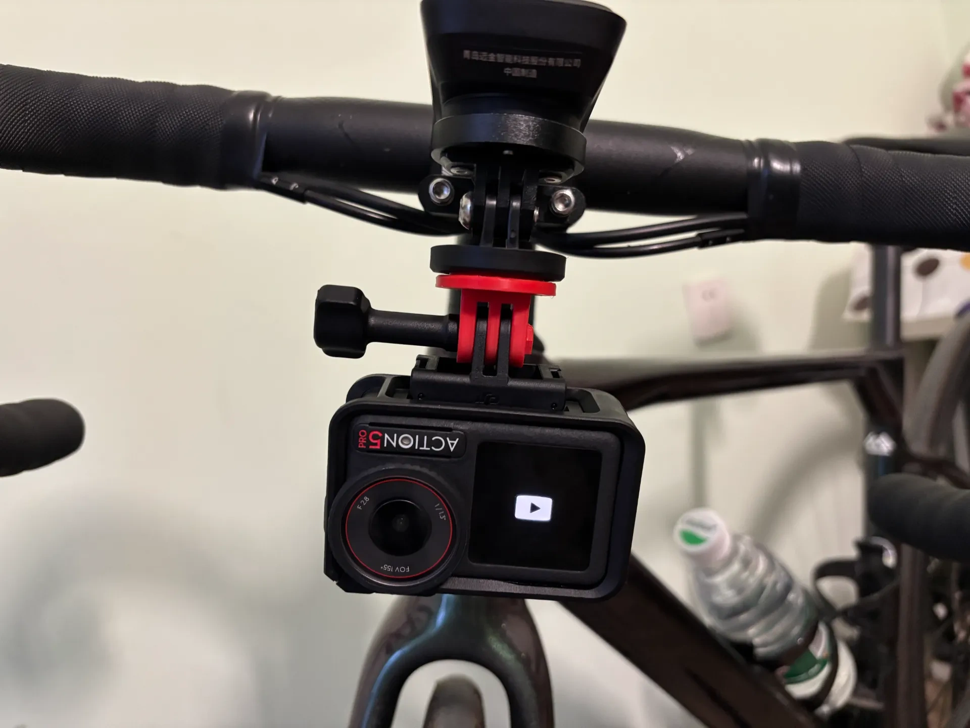DJI Action 5 bicycle accessories, mounts directly to the bike computer ...