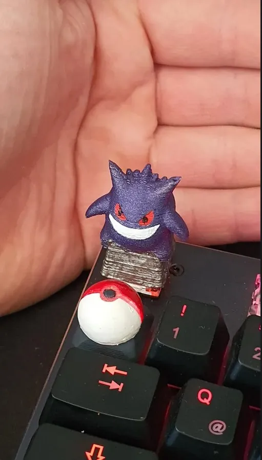 Gengar Keycap Pokémon von MeinDing - MakerWorld