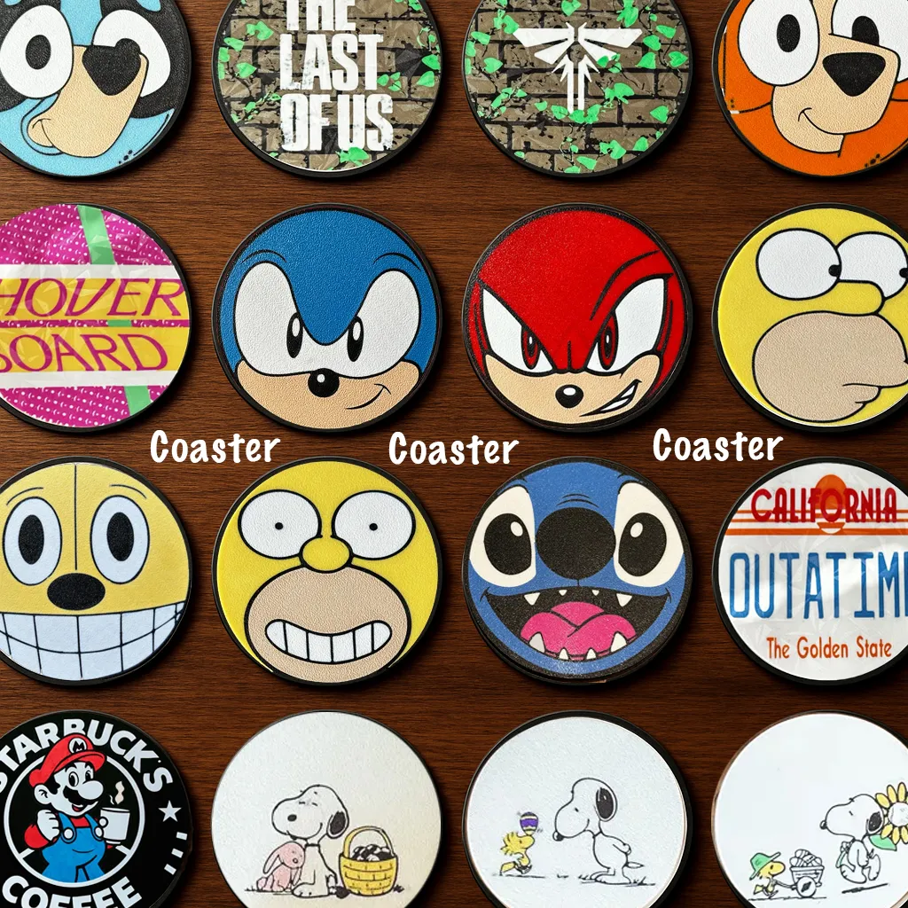 Stitch Coaster - Free 3D Print Model - MakerWorld