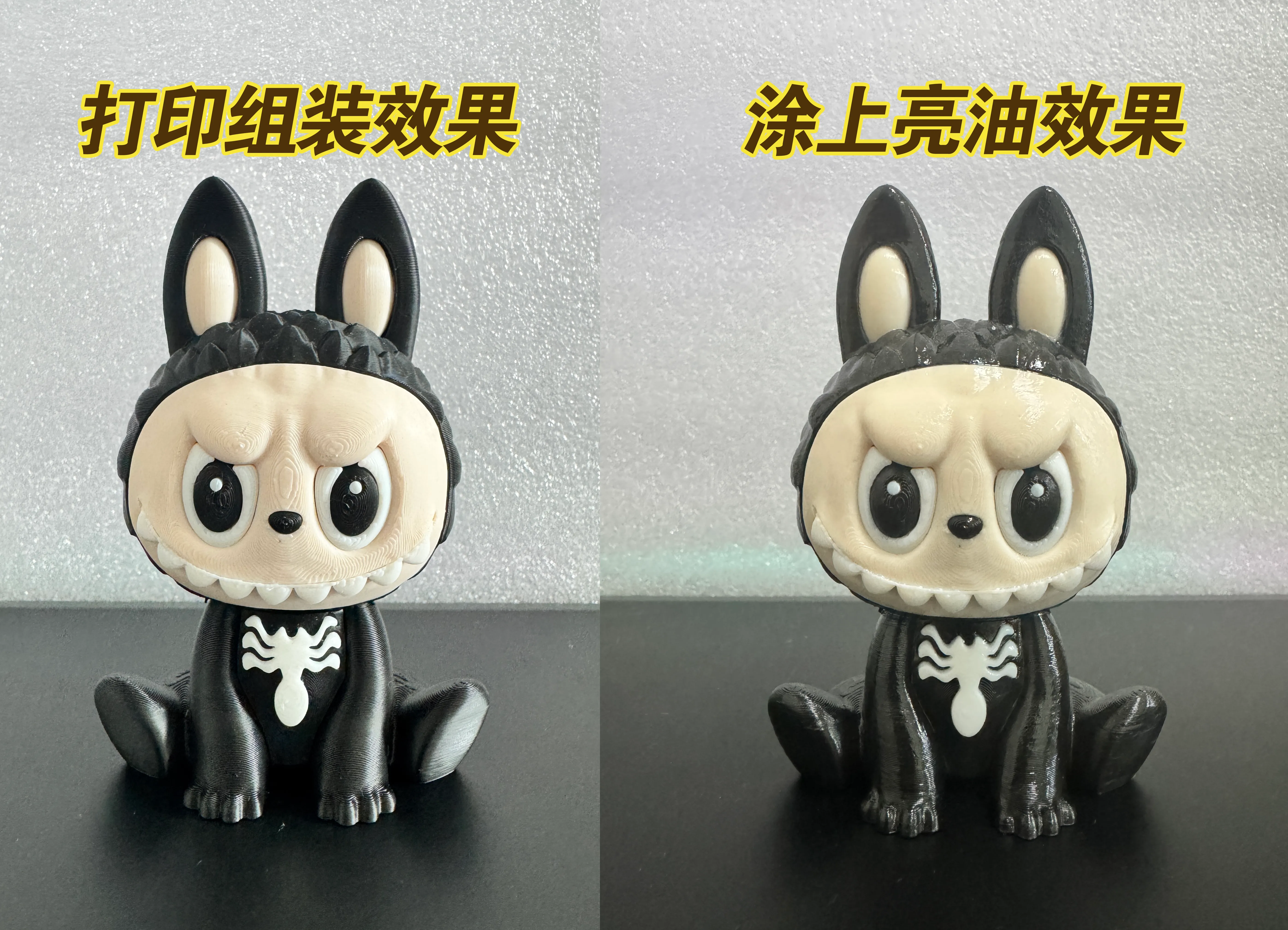 Adorable Venom Labubu Figurine (No AMS required) by Joe裕 MakerWorld ...