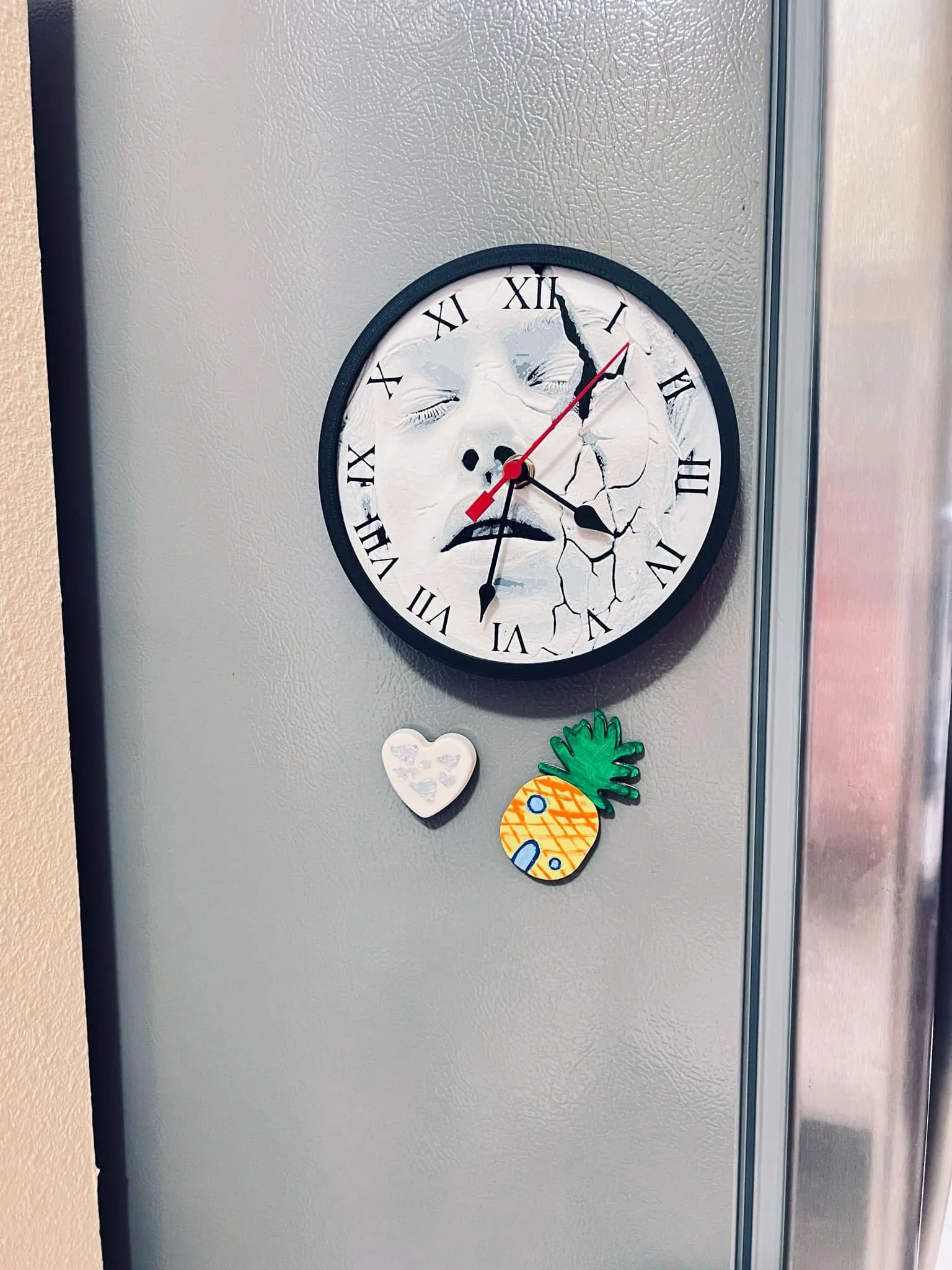 Clock Mini - Customizable - Wall, Desk, or Magnets - Free 3D Print ...