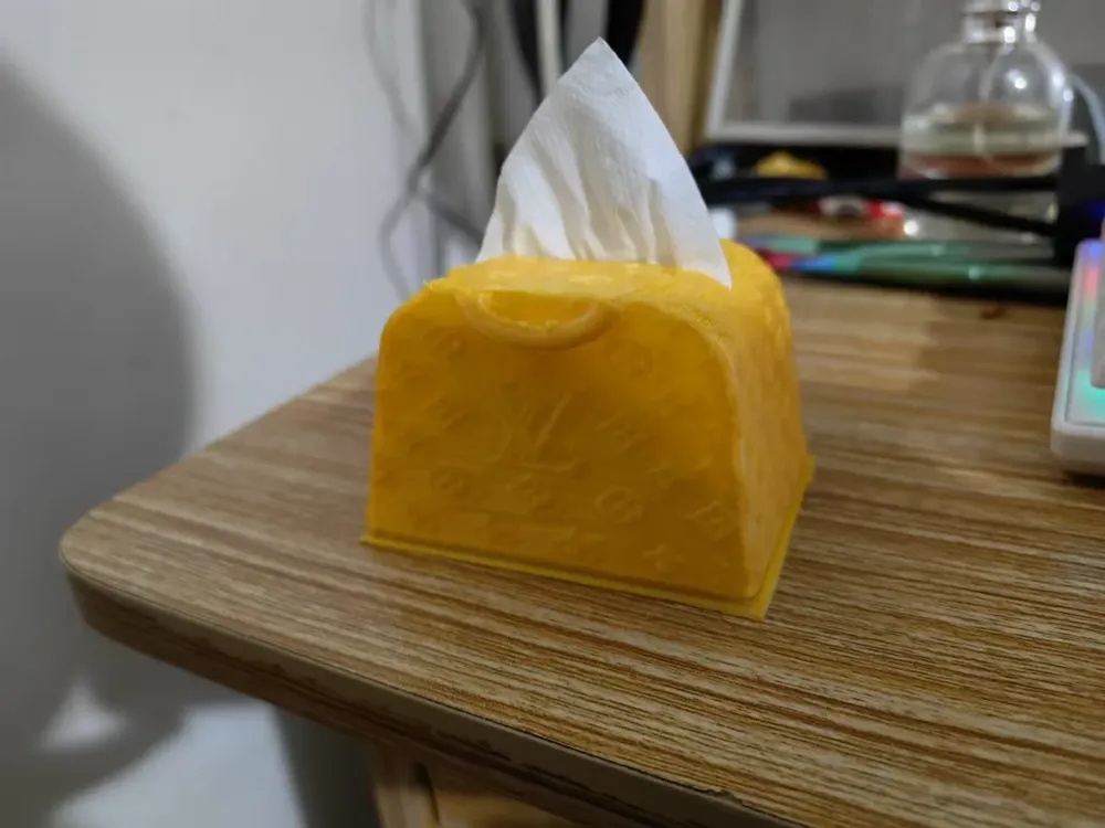 LV bag tissue box by 武器研究所 MakerWorld: Download Free 3D Models