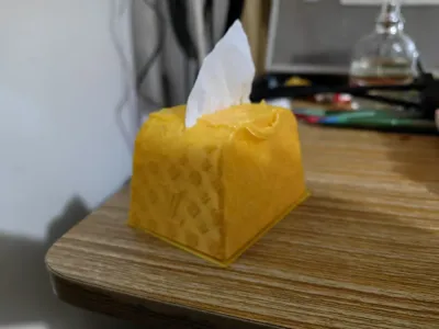 LV bag tissue box by 武器研究所 MakerWorld: Download Free 3D Models