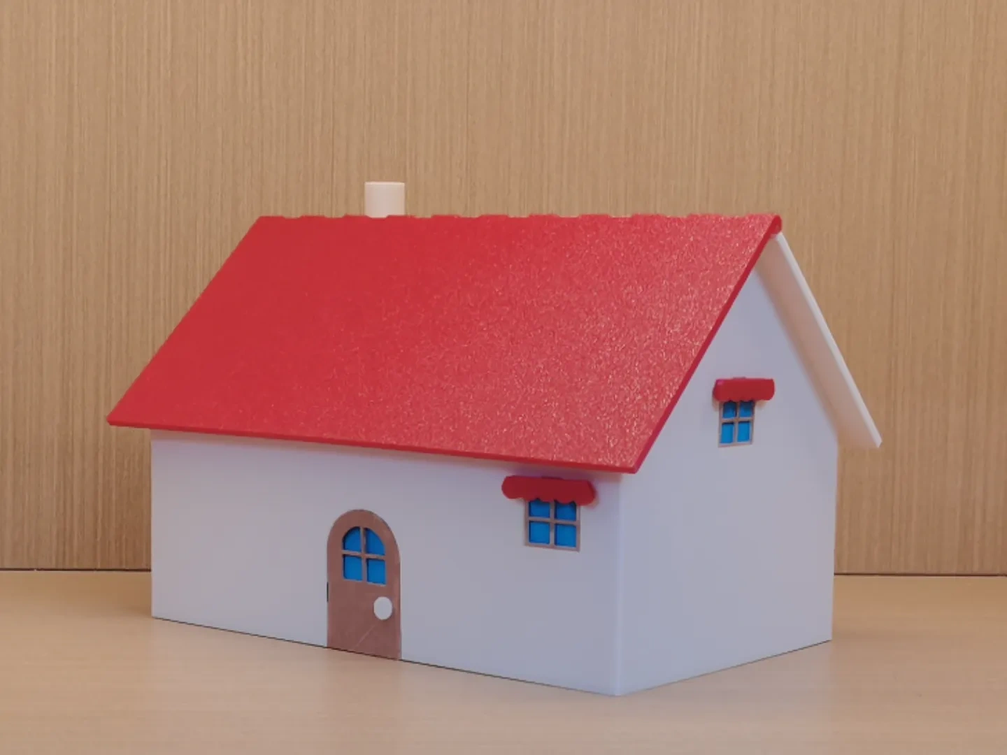 High-aesthetic Small House Tissue Box (Multi-color parts, no AMS ...