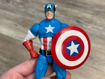 Captain America Shield Stanley Cup Straw Topper by Carman3D MakerWorld ...