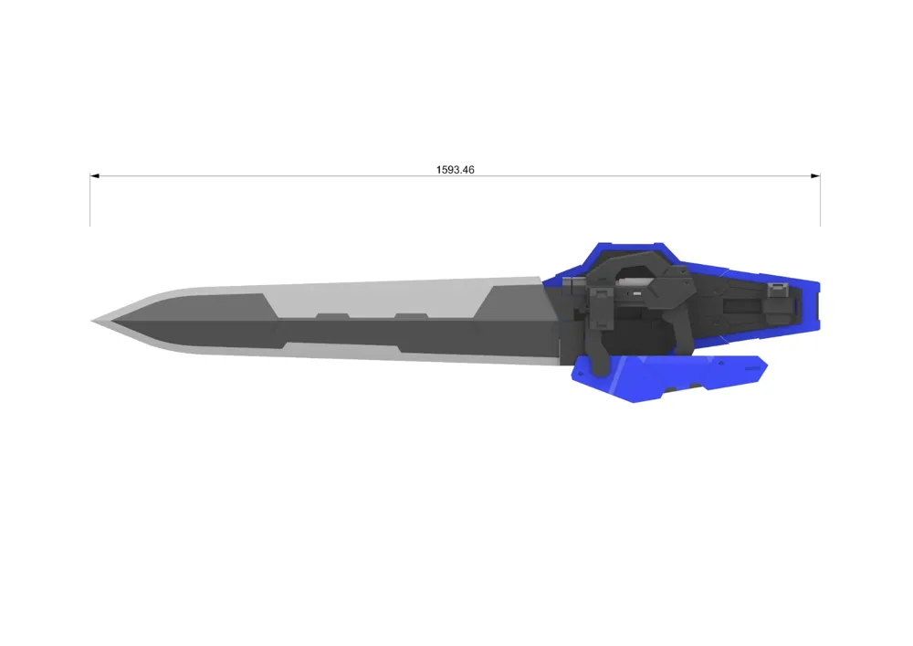 00 Gundam GN Sword by user_3580828779 - MakerWorld