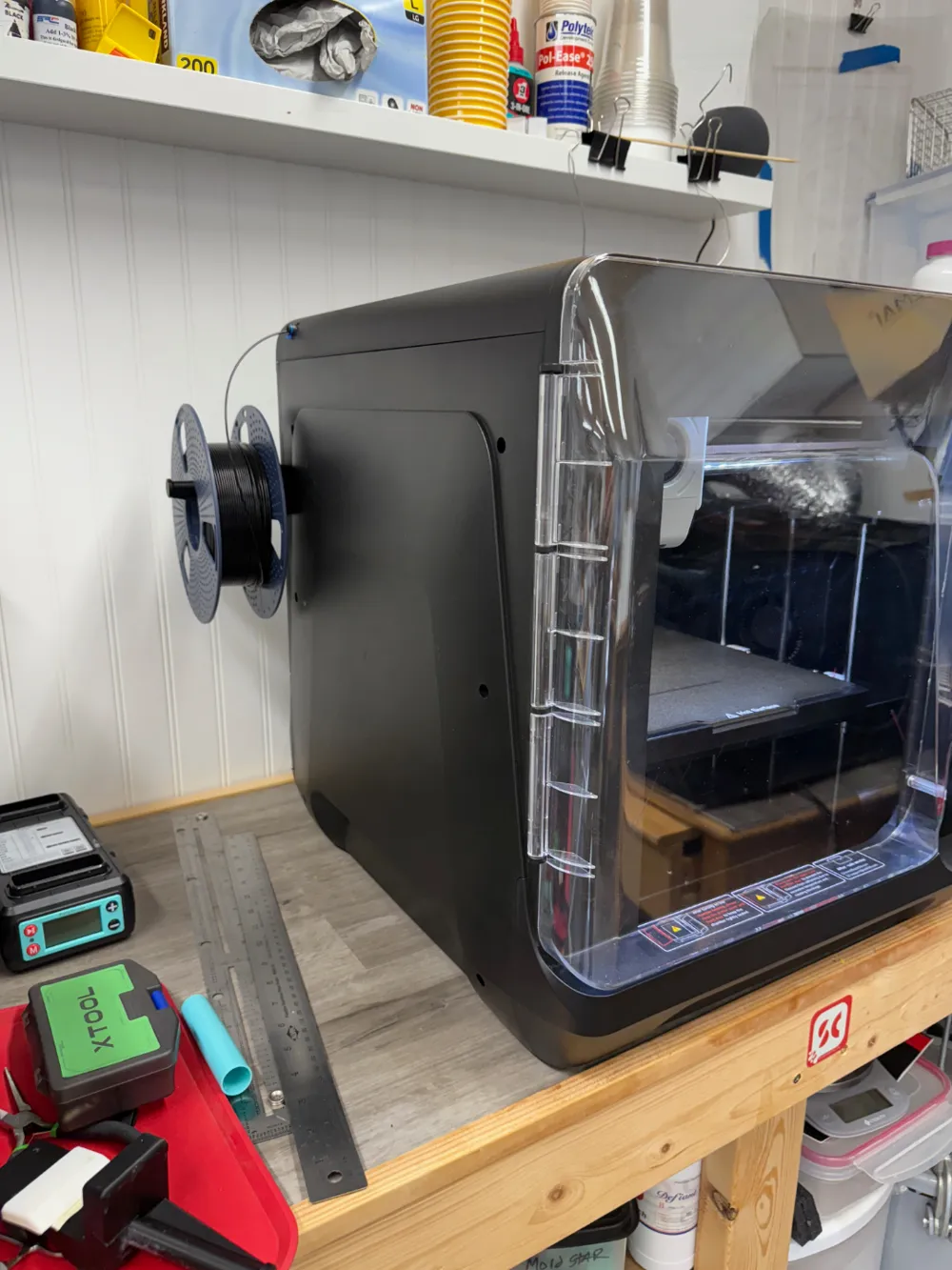 Qidi Tech Q1 Pro Side Mount Spool Holder by Larz21 MakerWorld: Download ...