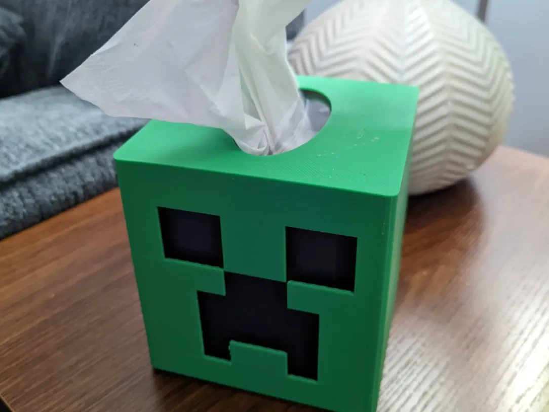 Creeper Tissue Box by yummy - MakerWorld