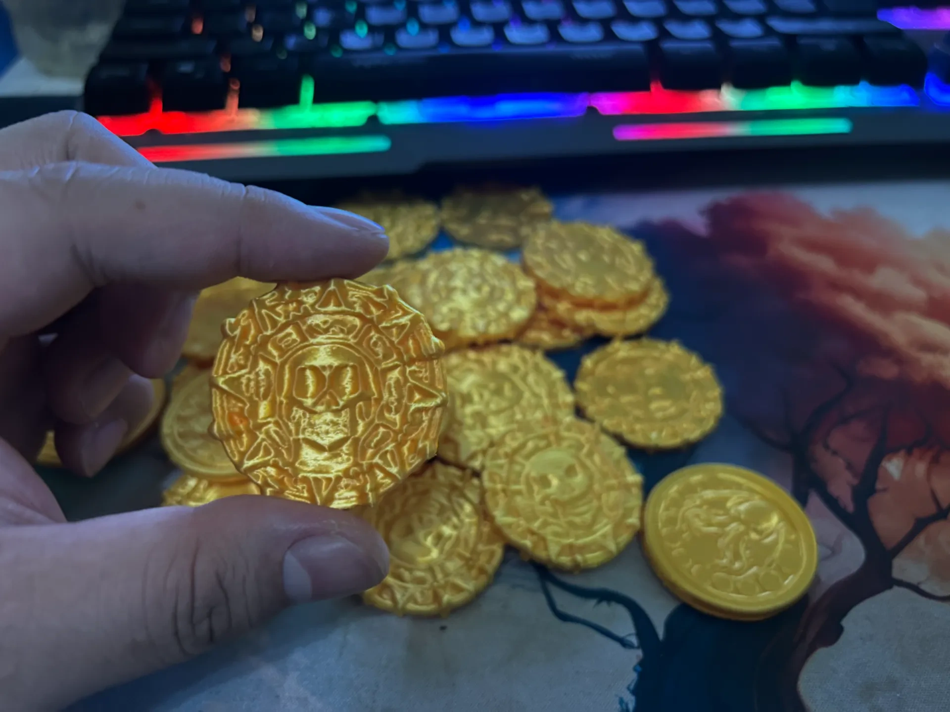 Cursed Gold Coins from Pirates of the Caribbean by 一只散仙点aviMakerWorld ...