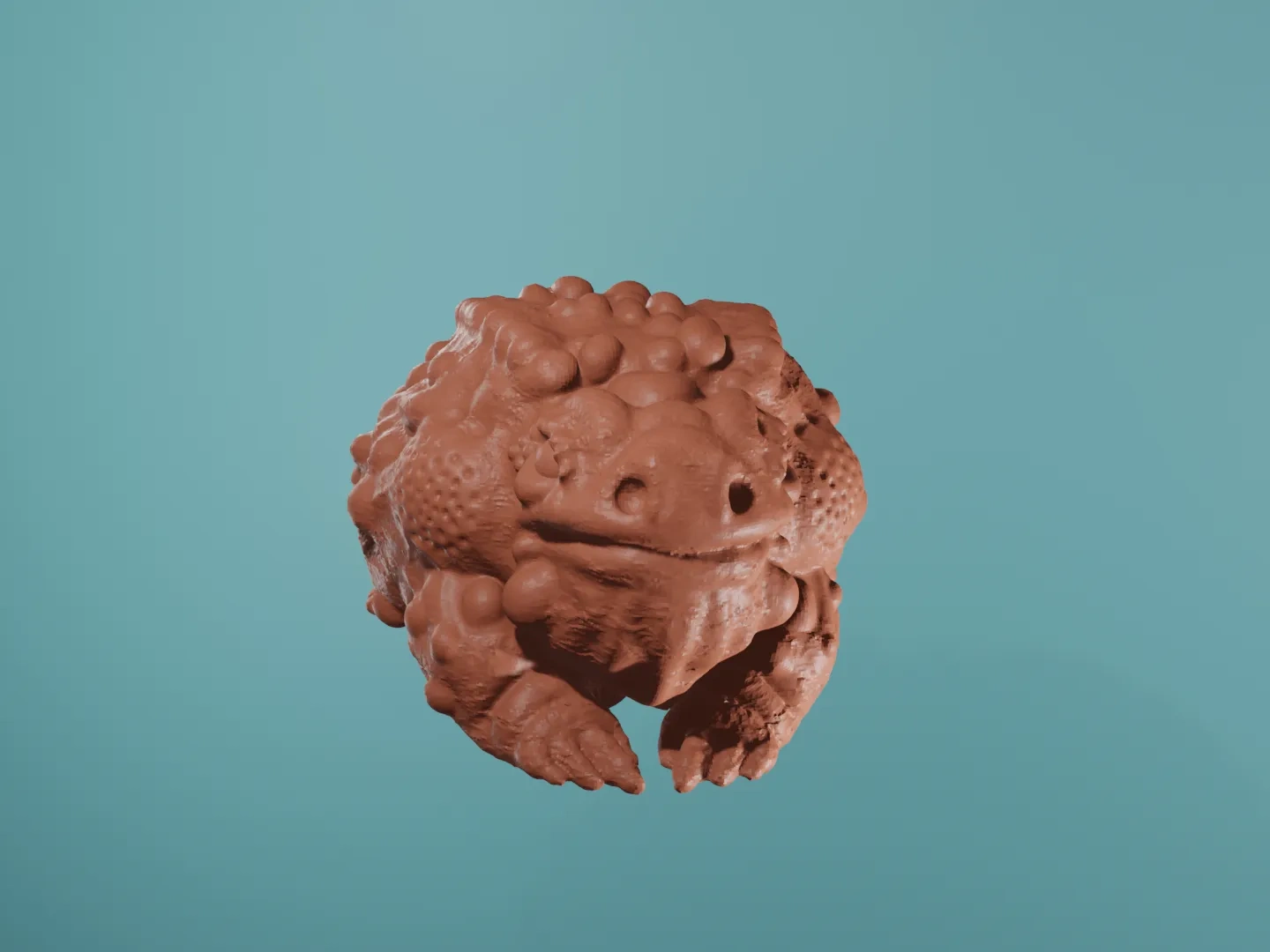 Second-turn Earth Path Gu worm, Earth Toad by 钦钦 - MakerWorld