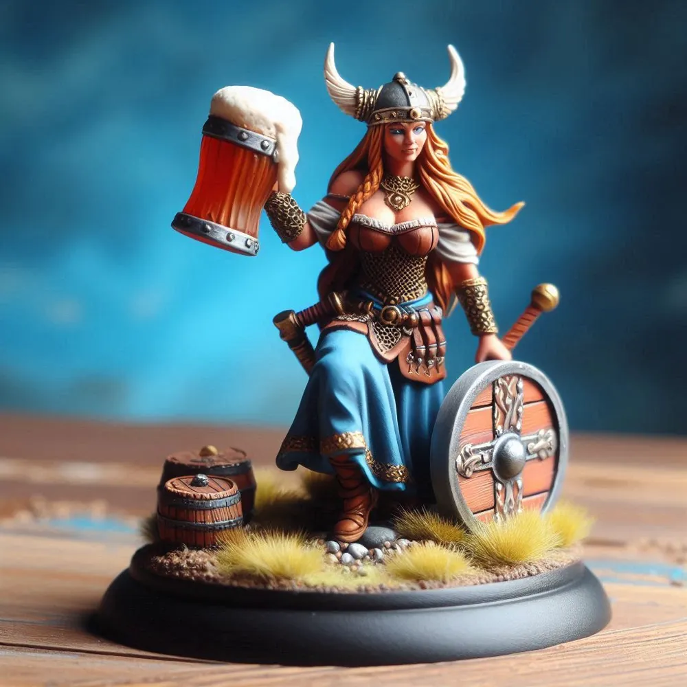Viking Beer Lady by Darius_Cidar - MakerWorld