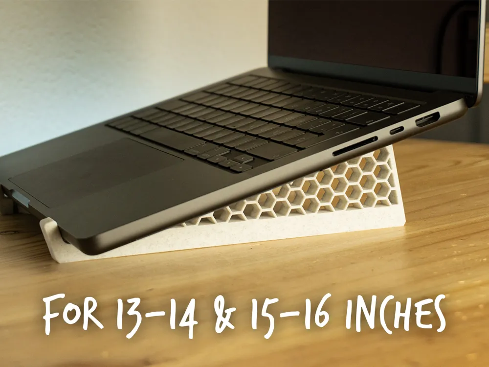 Collapsible Laptop Stand - PRINT-IN-PLACE - Free 3D Print Model ...