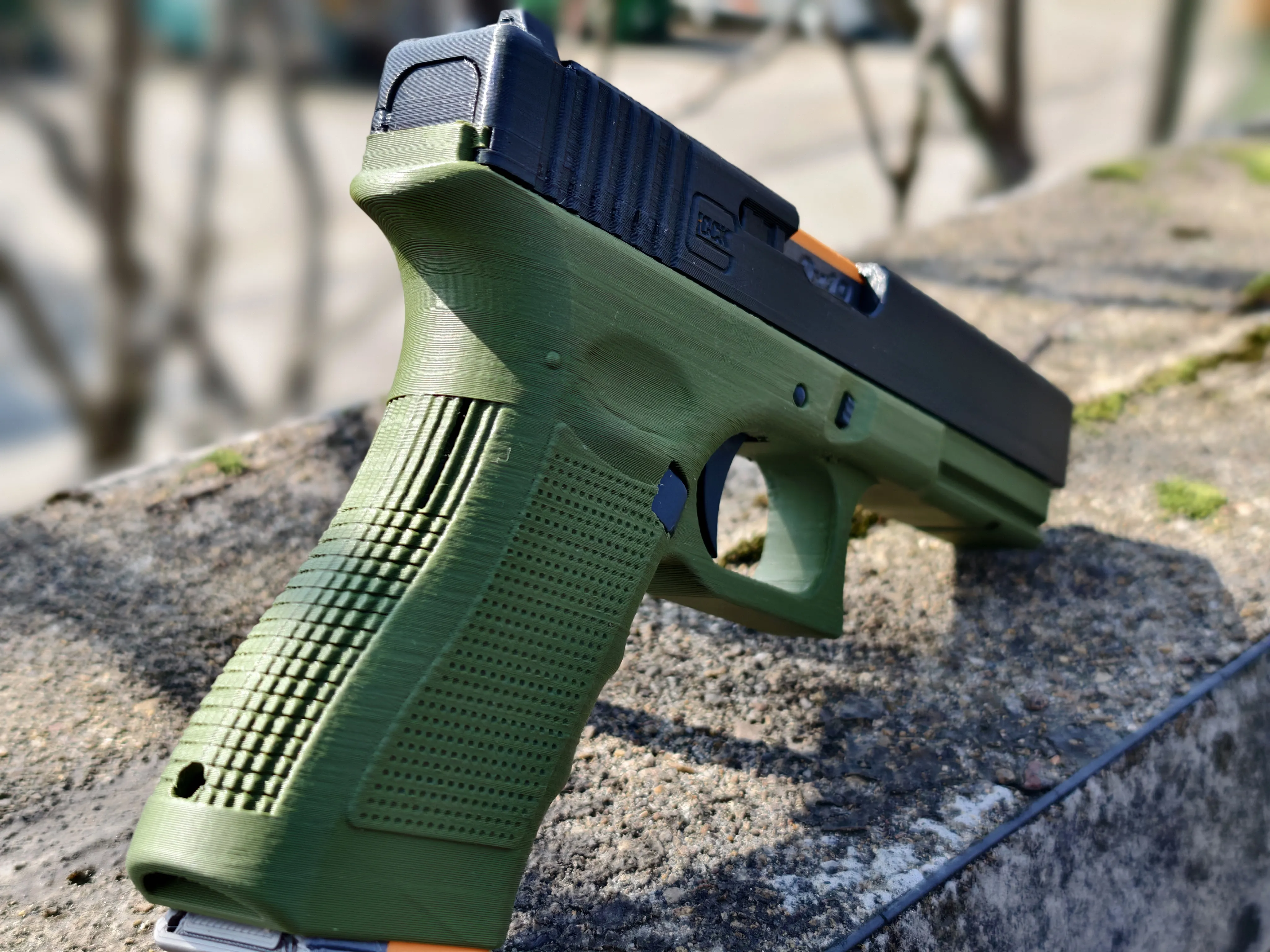 Glock G18c Toy pistol(No move or launch) - Free 3D Print Model - MakerWorld