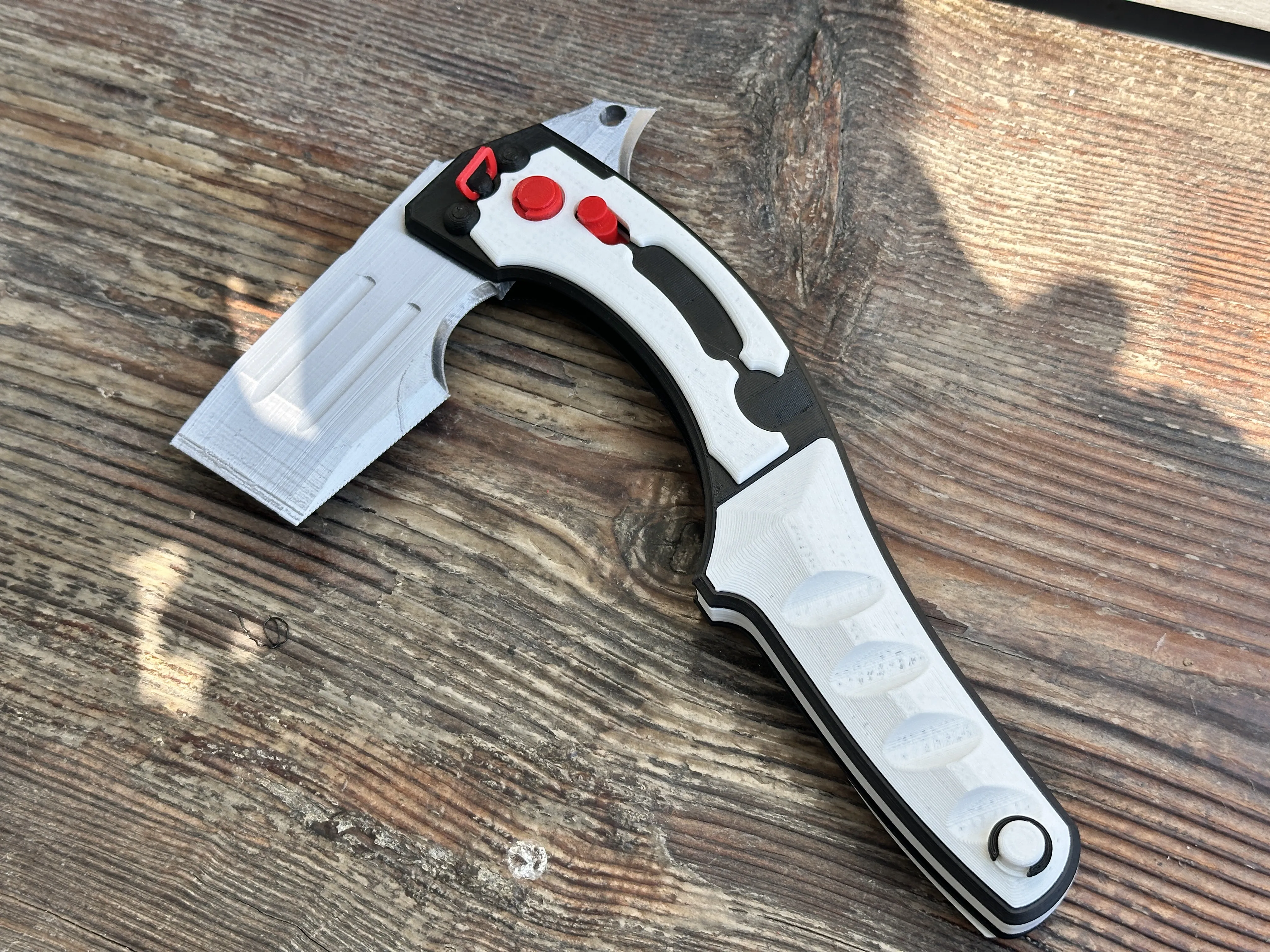 Collapsible Axe with Spring-Lock Mechanism - Free 3D Print Model ...