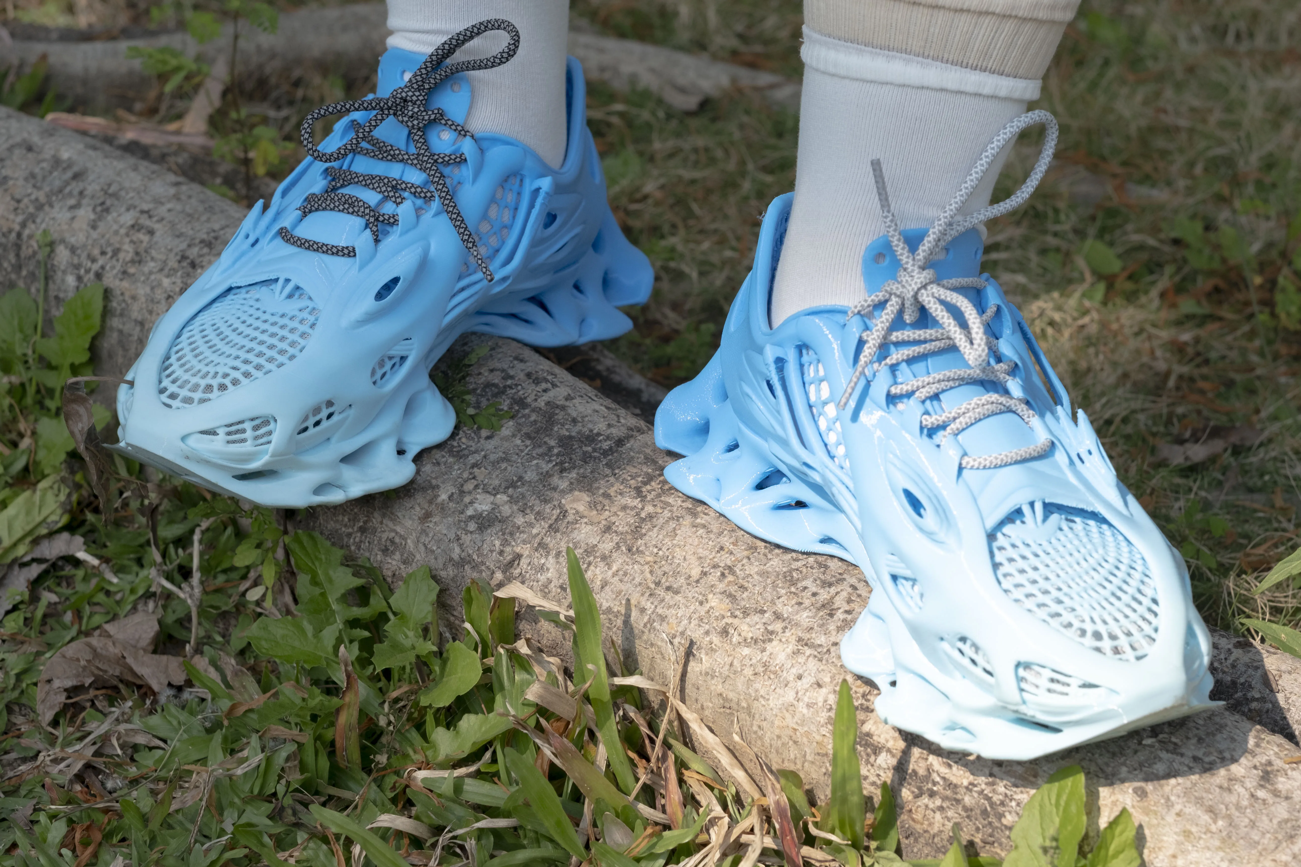 Whaleberry - a 3D printed thick-soled casual shoe by CloudBerry MakerWorld: Download Free 3D Models