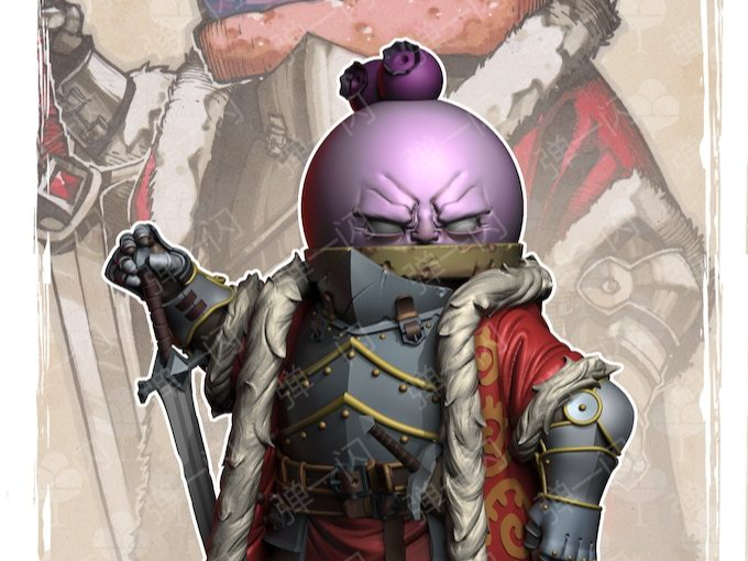 Food Soldier - Baozi General (Multipart with Base) (Add your own ...