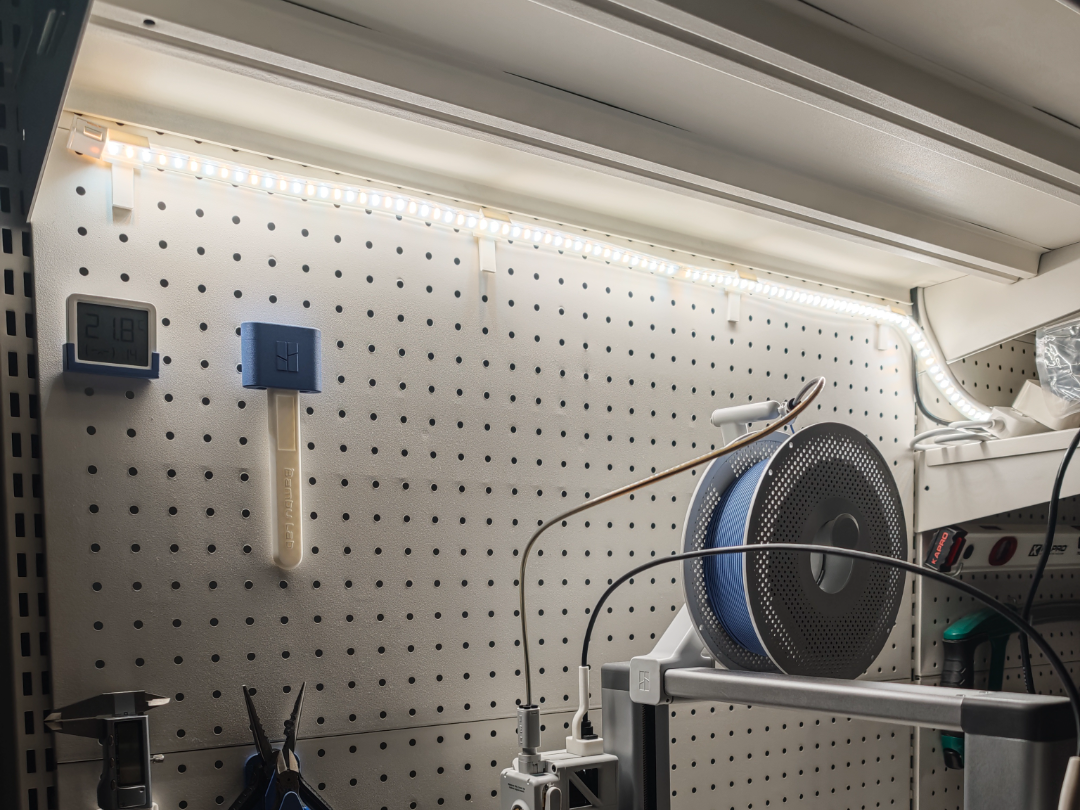 Shelf Upgrade - LED Strip Shelf Bracket by Hamilton Gao - MakerWorld