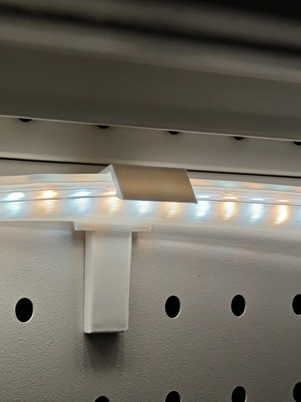 Shelf Upgrade - LED Strip Shelf Bracket by Hamilton Gao - MakerWorld
