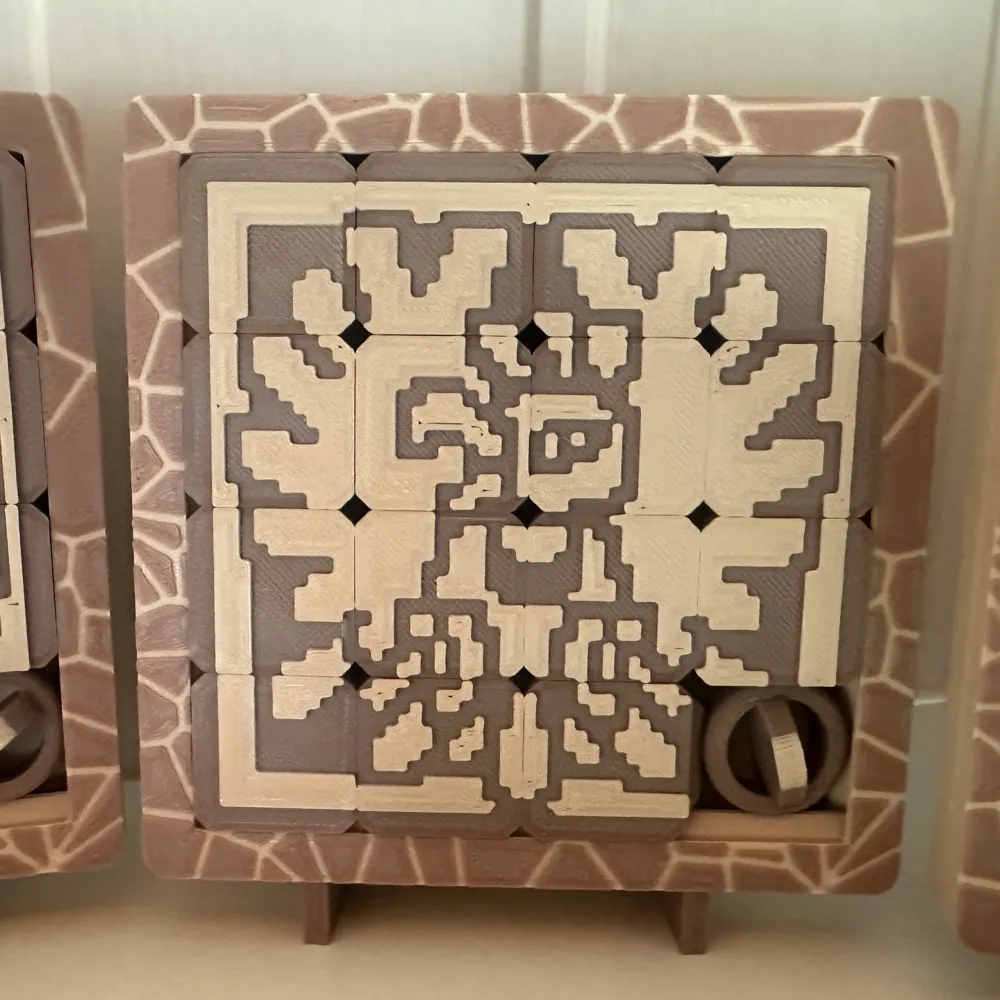 Pokémon Fossil Ruins of Alph Sliding Puzzle by DigiFormDE - MakerWorld