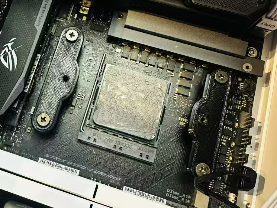 AMD AM4 heatsink adapter plate, compatible with air and water cooling ...