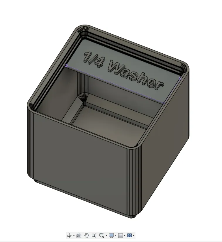 Gridfinity Ultra Light Metric Screw Bins Remixed by FoldedPrints ...