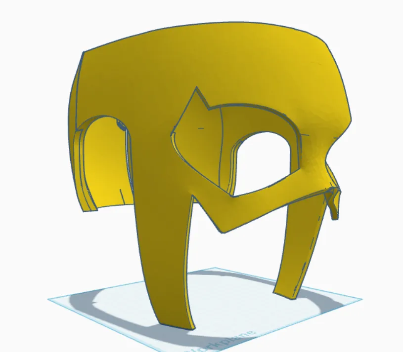 LENSLESS invincible FACESHELL / HELMET by toyota MakerWorld: Download ...