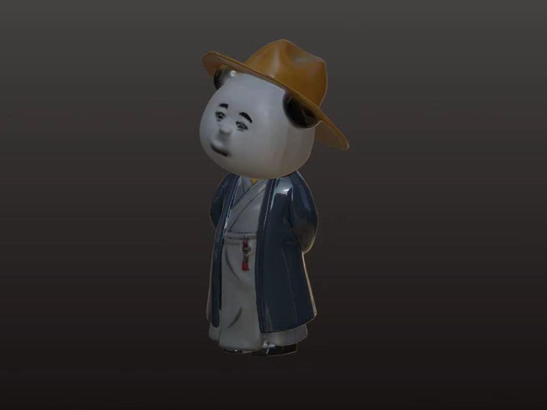 Silly Animation Shrimp Man Figurine Panda Man by user_2531779205 ...