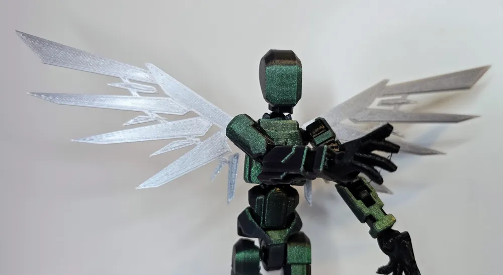 DUMMY 13 - ANGEL ROBOT WINGS - Free 3D Print Model - MakerWorld