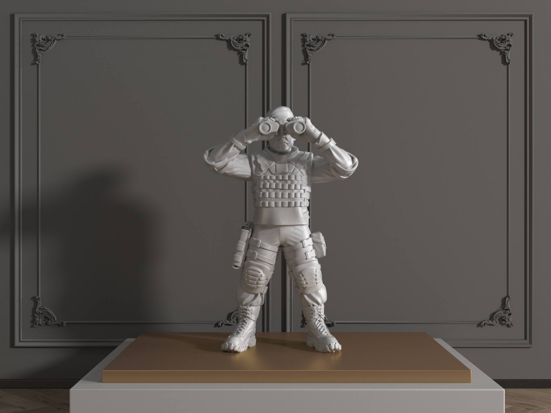 Commander figurine by 天天向上 MakerWorld: Download Free 3D Models