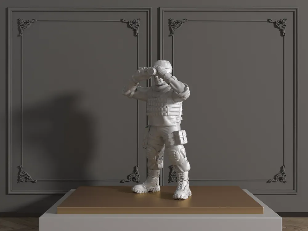 Commander figurine by 天天向上 MakerWorld: Download Free 3D Models