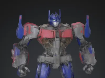 Robosen Optimus Prime Founders Edition Stand by blownhemiMakerWorld ...