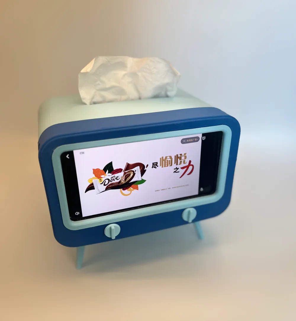 Retro TV Tissue Box by Mr-ant - MakerWorld