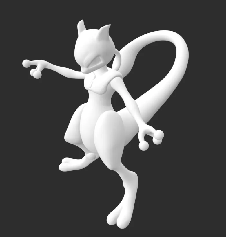 Mewtwo by GianlucaMakerWorld: Download Free 3D Models