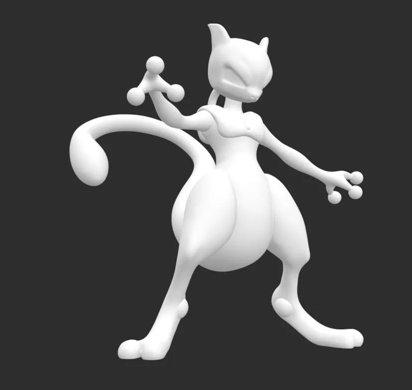 Mewtwo by GianlucaMakerWorld: Download Free 3D Models