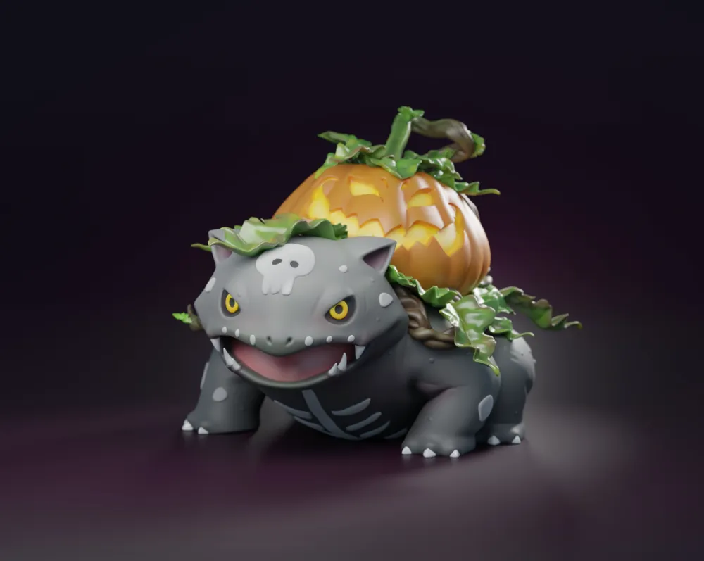 Venusaur halloween by Gianluca MakerWorld: Download Free 3D Models