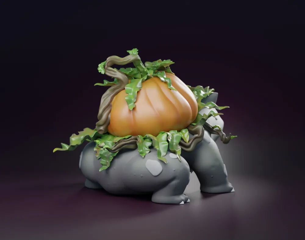 Venusaur halloween by Gianluca MakerWorld: Download Free 3D Models