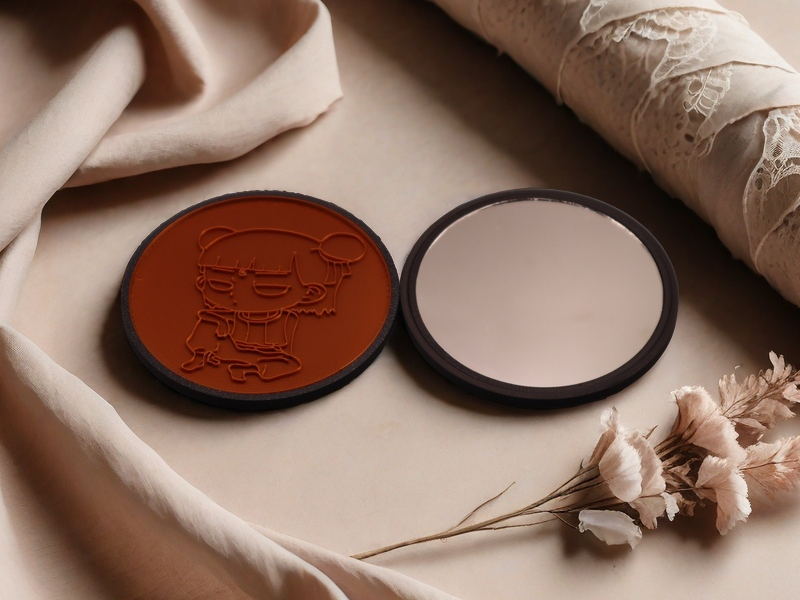 Nezha-style pocket mirror, cloisonné enamel, intangible cultural ...