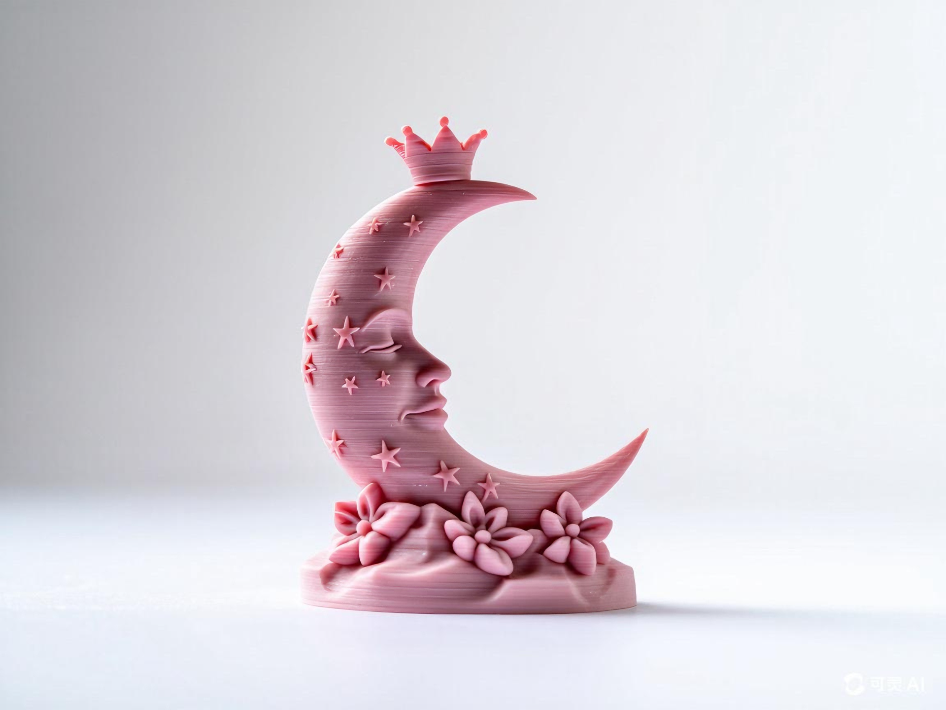 Moon Smiley Face, no supports, Print-in-Place by a18yuanMakerWorld ...