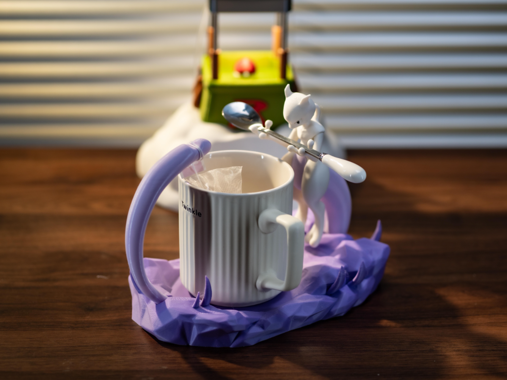 150 Mewtwo Cup Coaster Holder by Ikeda MakerWorld: Download Free 3D Models