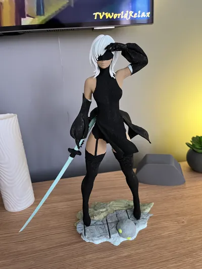 nier automata 2b by Alcinoas MakerWorld: Download Free 3D Models