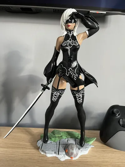 nier automata 2b by Alcinoas MakerWorld: Download Free 3D Models
