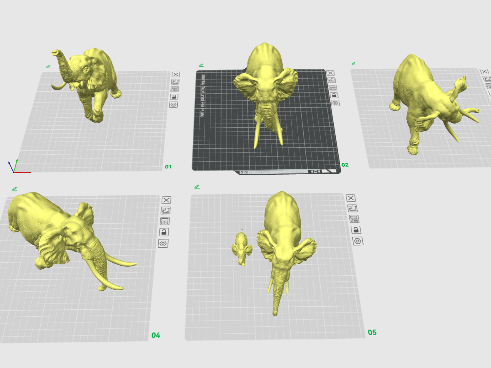 African Elephant Herd by user_2745733882 - MakerWorld