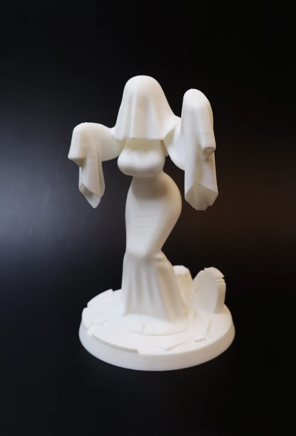 Ghost Girl with Base by user_761834618MakerWorld: Download Free 3D Models