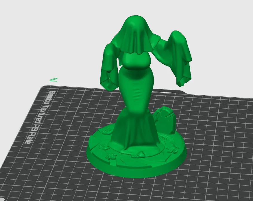 Ghost Girl with Base by user_761834618MakerWorld: Download Free 3D Models