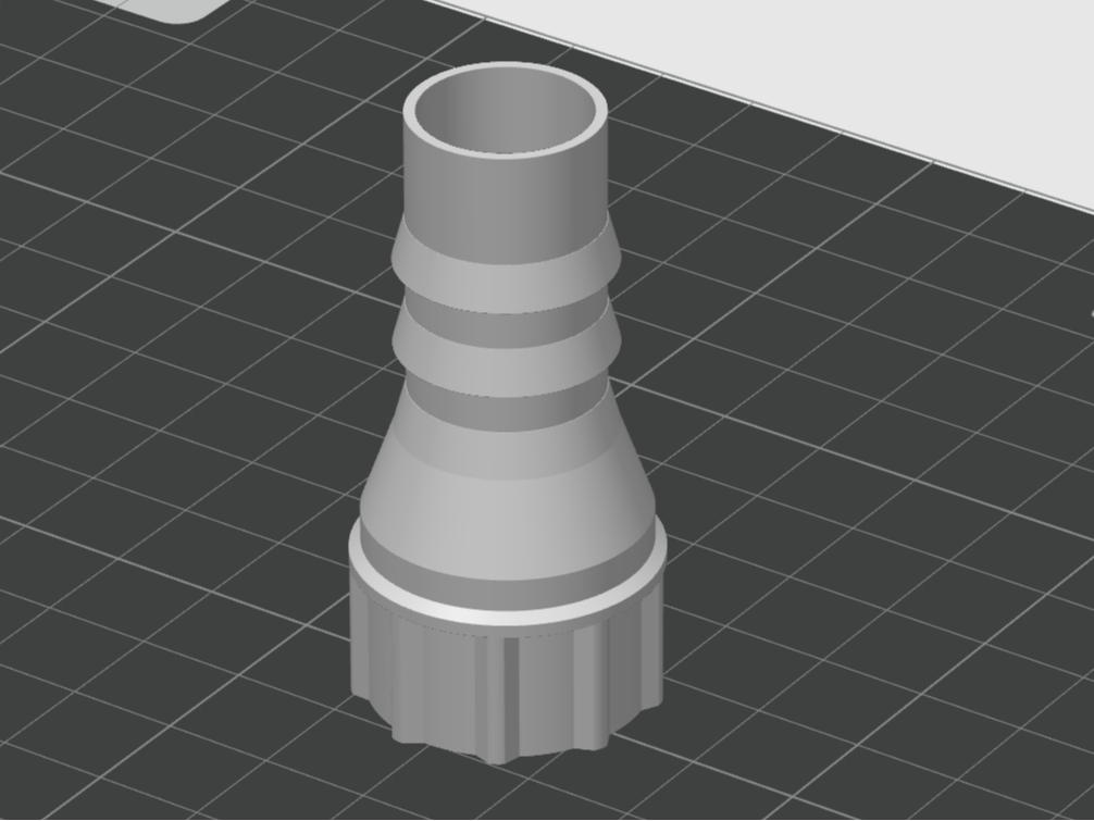 Quarter-inch threaded to six-tenths inch pipe connector by 端州育蚁匠 ...
